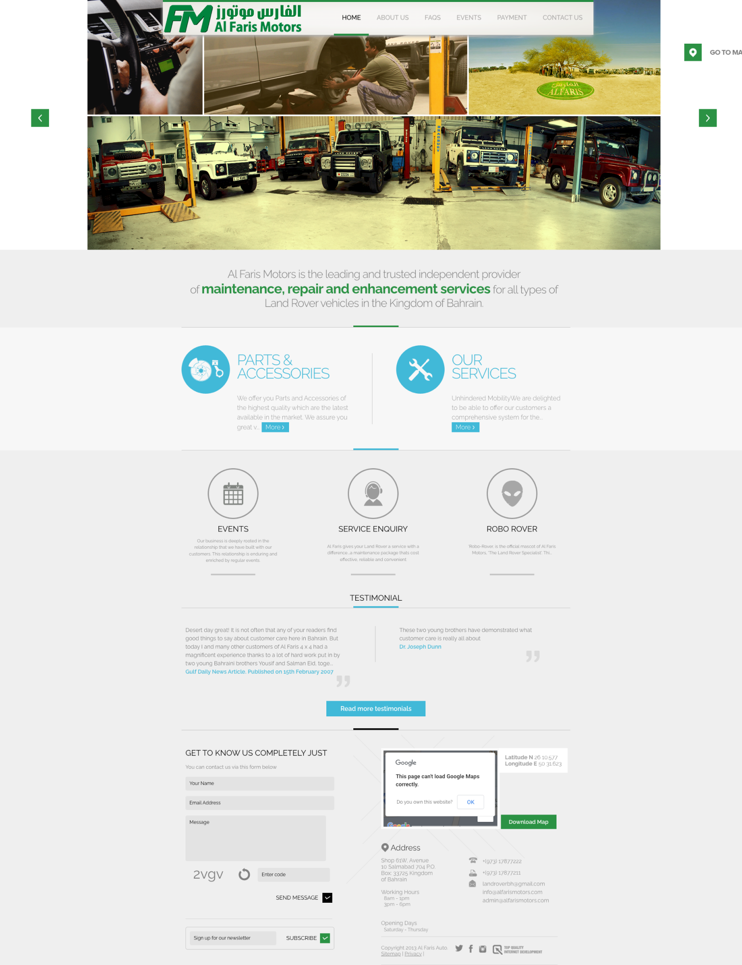 History - Al Faris Motors